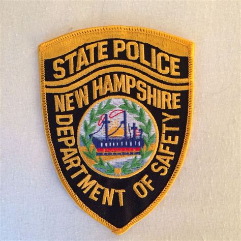New Hampshire State Police Police Police Patches New Hampshire