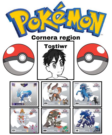 Pokemon Cornera Region By Tostiwr On Deviantart