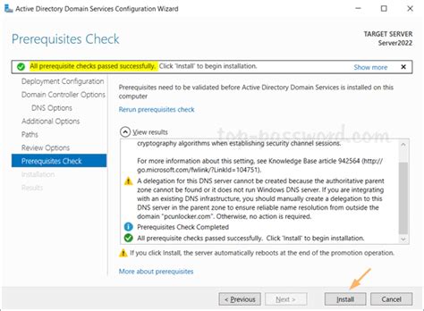 Tutorial Install Active Directory In Windows Server 2022 Password Recovery