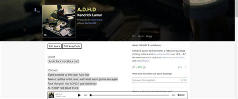 Kendrick Lamar Adhd Rhelicopteraddict