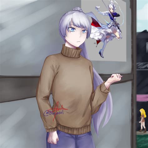 Weiss Schnee Fanart Blu Azul Illustrations Art Street