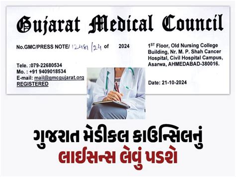 New Rule For Allopathic Doctors Practicing In Gujarat ગુજરાતમાં