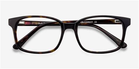 Claudia Rectangle Brown And Tortoise Full Rim Eyeglasses Eyebuydirect