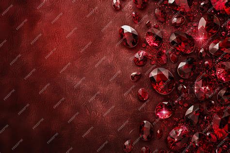 Premium Photo An Abstract Business Background Showcasing A Cascade Of Ruby Gemstones Against A
