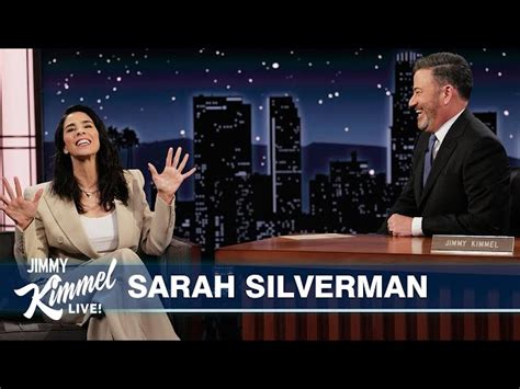 Sarah Silverman Jimmy Kimmel Kiss