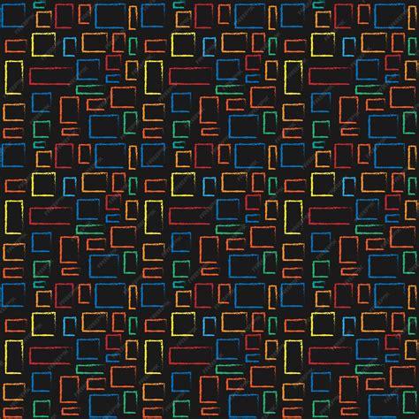 Premium Vector Abstract Geometric Texture Pattern Linear Shape Colorful Squire Seamless