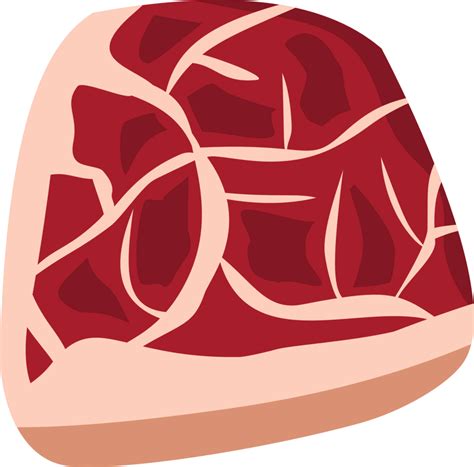Beef Slice With White Tissue 64757476 Png