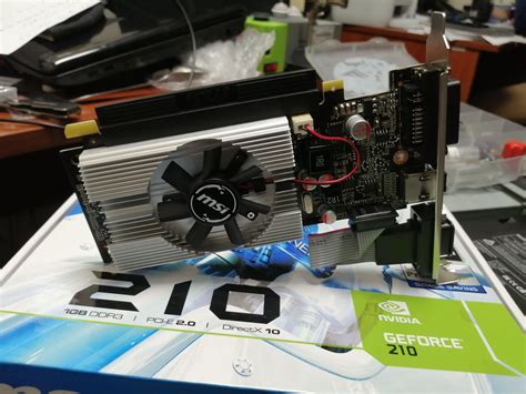 Видеокарта MSI GeForce 210 1G LP — купить в интернет-магазине ОНЛАЙН ...