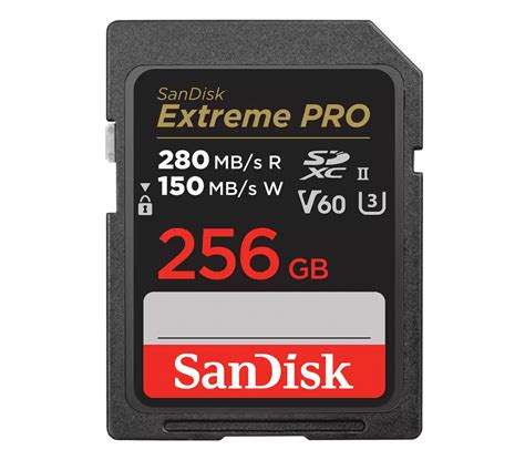 Карта памяти SanDisk SDXC 256GB Extreme PRO UHS-II V60 280/150MB/s ...