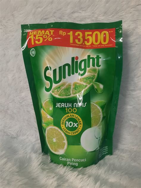 Sunlight Jeruk Nipis ML Sabun Cuci Piring Lazada Indonesia
