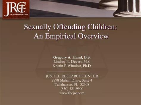 Ppt Understanding Adolescent Sex Offenders Risk Factors
