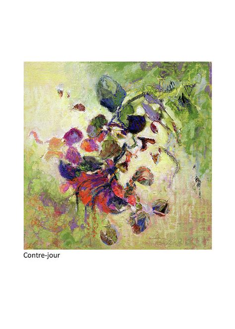 Contre Jour Painting By Betsy Derrick