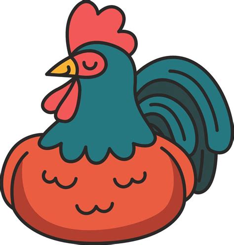 Cute Rooster Illustration 47894397 Vector Art At Vecteezy