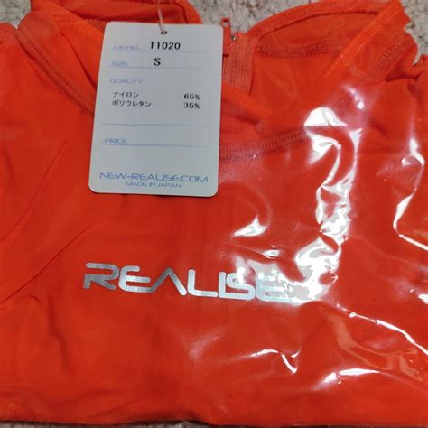 ラスト1 リアライズ REALISE 競泳水着 T1020 Sサイズ オレンジ Tバック 水泳 グラビアアイドル コスプレ パルフェット