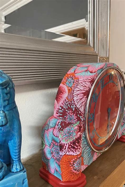 How To Turn An Upcycled Clock Into A Stunning Mantle Piece Pillar Box Blue How To Turn An Upcycled Clock Into A Stunning Mantle Piece Pillar Box Blue