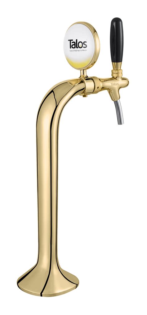 Classic Beer Tower 1 Faucet Gold Keg Trade