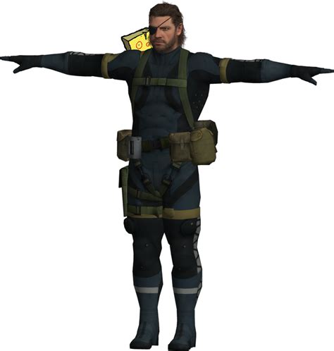 Metal Gear Solid Ground Zeros Big Boss 3d Model By Sidneymadmax On