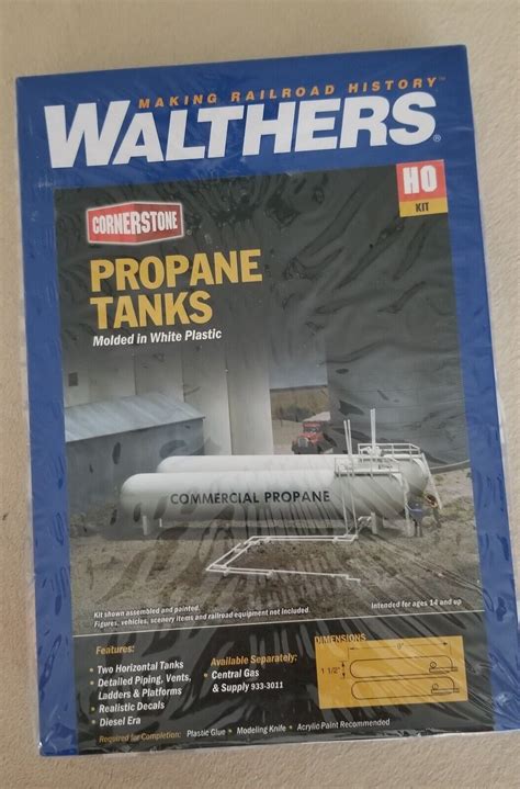 Walthers Ho Scale ~ New 2024 ~ Propane Tanks ~ Kit ~ 933 3129 16