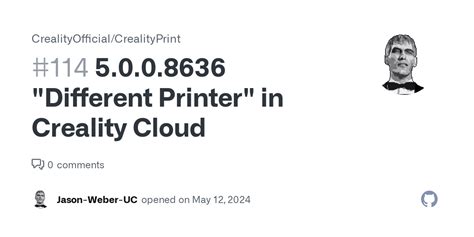 5008636 Different Printer In Creality Cloud · Issue 114