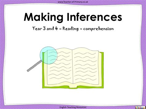 Making Inferences Powerpoint English Year 3 Worksheets Library