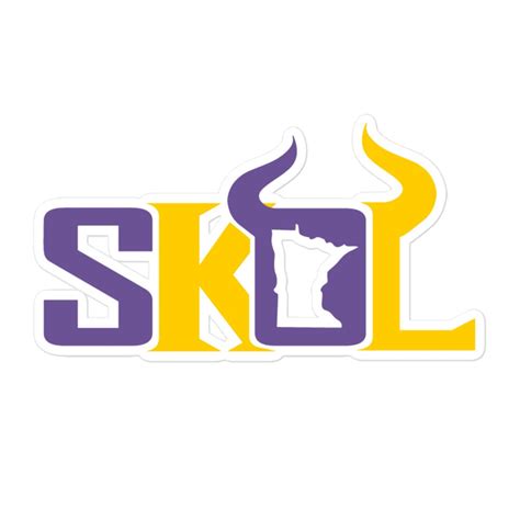 Minnesota Vikings Skol Vinyl Sticker Etsy