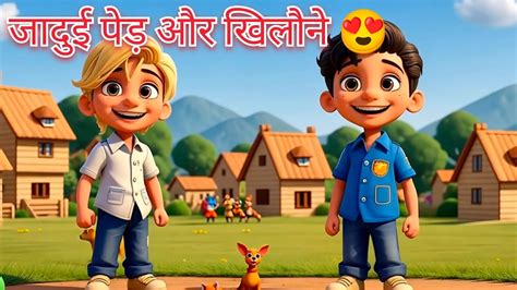 जादुई पेड़ 😍 एक छोटे बच्चे की कहानी Moral Story Hindi Kahani Jadui