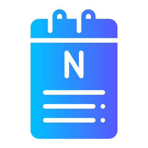 Notebook Generic Gradient Fill Icon