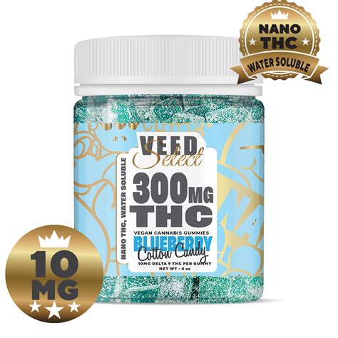 10mg Nano Fast Acting Thc Gummies 30 And 60 Ct Edibles Veed Select
