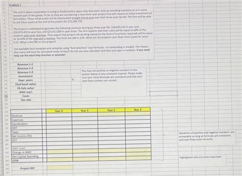 Solved Problem 1 The Lost In Space Corporation Is Trying To