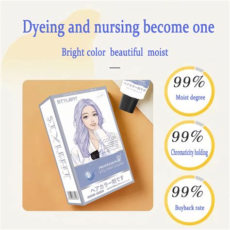 Stylefit Hair Color Permanent Milk Tea Ash100ml Hair Dye100ml