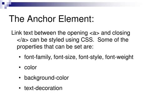 PPT CSS Link Styling PowerPoint Presentation Free Download ID