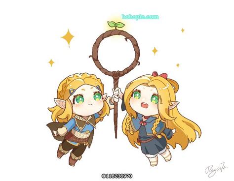 塞尔达传说 女孩子 迷宫饭 Marcille Marcille Donato Pengen72 Illustration Pixivdaily