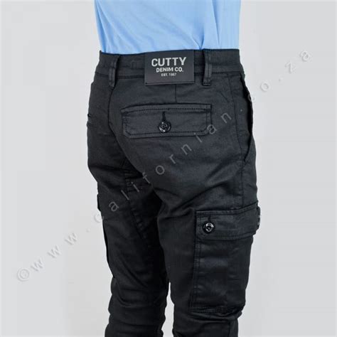 Cutty Leo Cargo Wax Jeans Californian