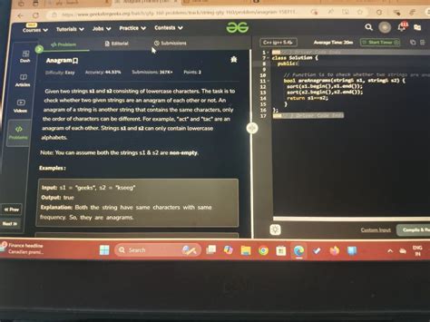 Snehadip Ghoshal On Linkedin Gfg160 Geekstreak2024 Dsachallenge Geeksforgeeks Codingjourney