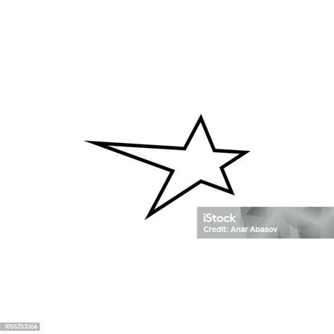 飛星線圖示移動概念和 Web 應用程式的星形圖示元素細線飛星圖示可用於 Web 和移動高級圖示向量圖形及更多圖示圖片 圖示 夜晚 天空