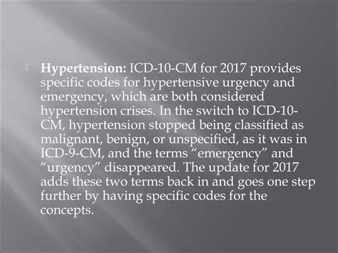 Hypertension Coding Icd 10 Cm Coding Medesun Ppt Heart And