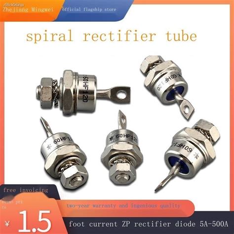 Spiral Silicon Rectifier Diode Zp100a Hf20a High Power Forward Reverse