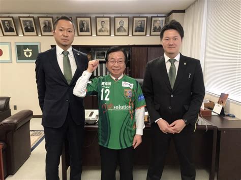 六ケ所村 戸田 衛村長 表敬訪問のお知らせ ヴァンラーレ八戸FCオフィシャルサイト