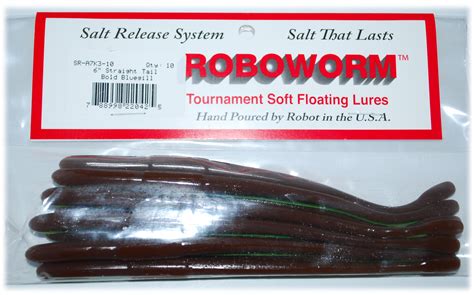 Roboworm 6” Straight Tail Worms Bold Bluegill Welcome To Tight