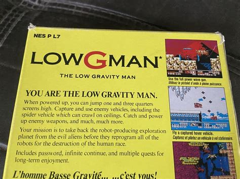 Low G Man The Low Gravity Man Nes Nintendo Kaufen Auf Ricardo