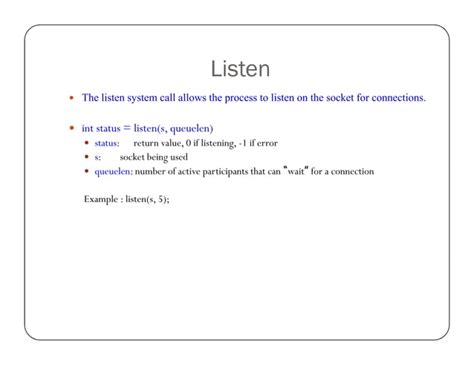 Socketprogramming Tcp And Udp Overviewpdf Computer Networking Computing