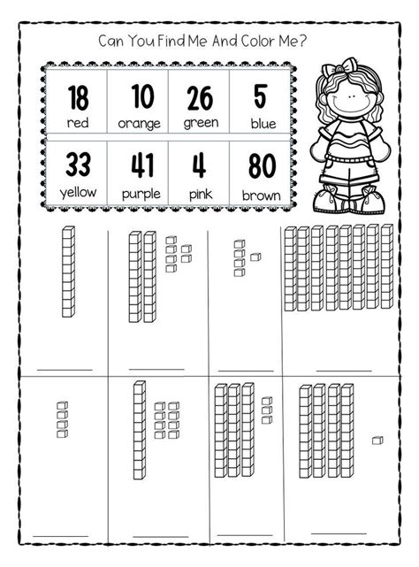 Base 10 Blocks Worksheets Place Value Expanded Form