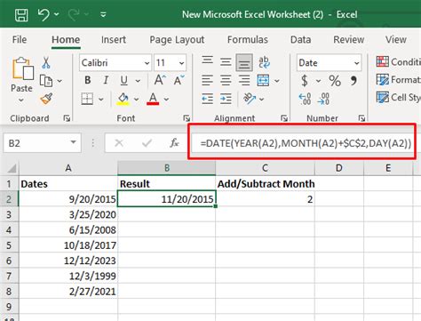 How To Add Or Subtract Dates In Excel