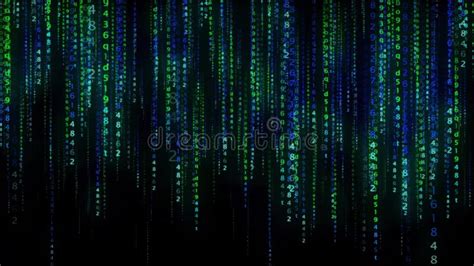 Codes And Numbers Moving On The Computer Screen Stock Video Video Of Digital Computer 278841087