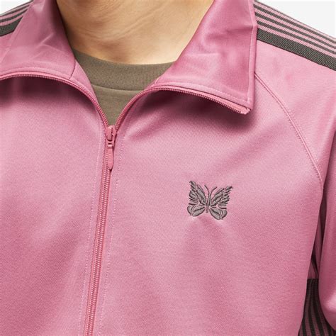 Needles Poly Smooth Track Jacket Smoke Pink End