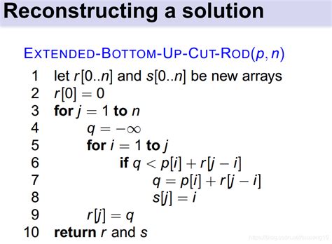 动态规划之钢条切割问题——rod Cutting Problemrod Cutting Problem Csdn博客