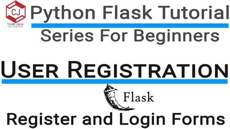 7 Python Flask Tutorial Register And Login Page With Flask Wtf Code Samah Khouloud Cheknane