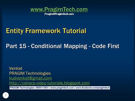 Sql Server Net And C Video Tutorial Part 15 Conditional Mapping