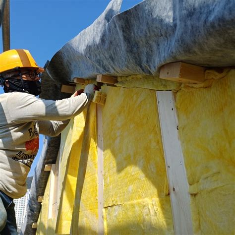 Buildandfix 골조공사 외벽 외단열 웜루프 합판 방수 작업 칠곡 패시브표준주택 현장