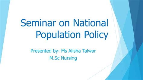 National Population Policy Ppt Pdf